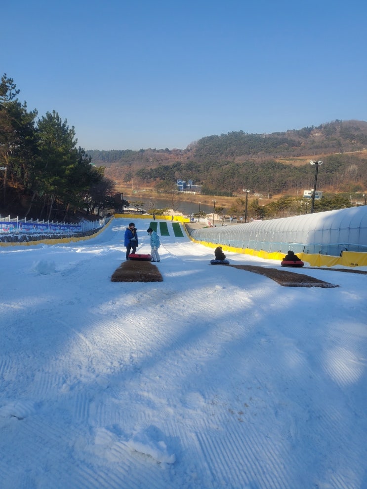 대구 경북 눈썰매장 구미 근교 아이들 놀기 좋은 눈썰매장 칠곡 왜관 아이리스 눈썰매장 네이버 블로그