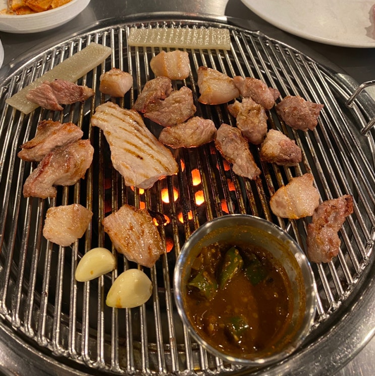 제주 산방산 흑돼지 자투리고기 맛집 알동네집 화순점 내돈내산 후기 네이버 블로그