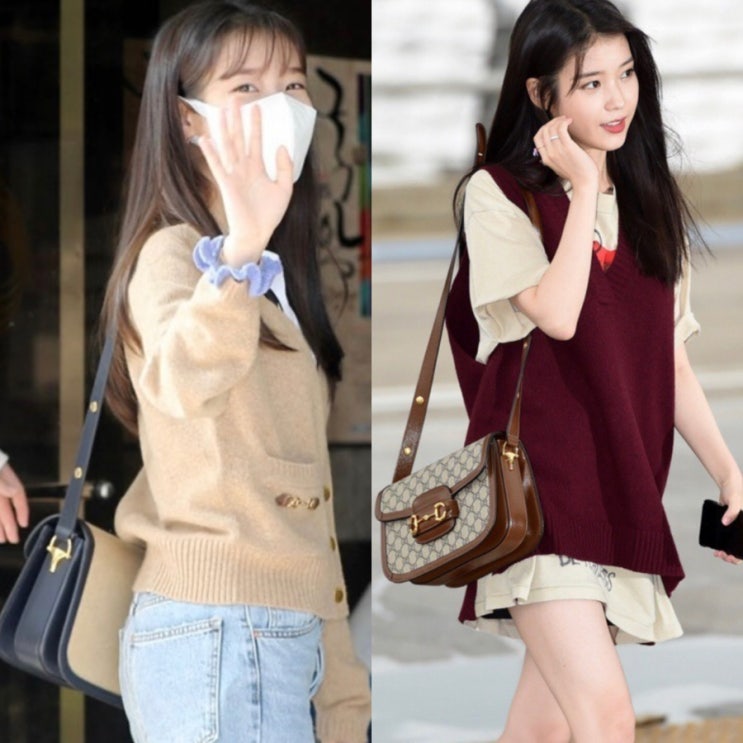아이유 구찌 가방 가격 정보zip 구찌 홀스빗 1955 미니백 숄더백 등 네이버 블로그