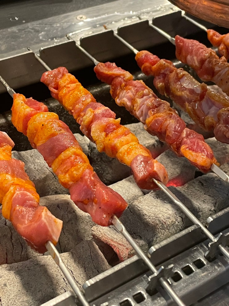 포항 양덕 양꼬치 맛집 정원양꼬치 양갈비 양꼬치 옥수수온면 내돈내산 네이버 블로그