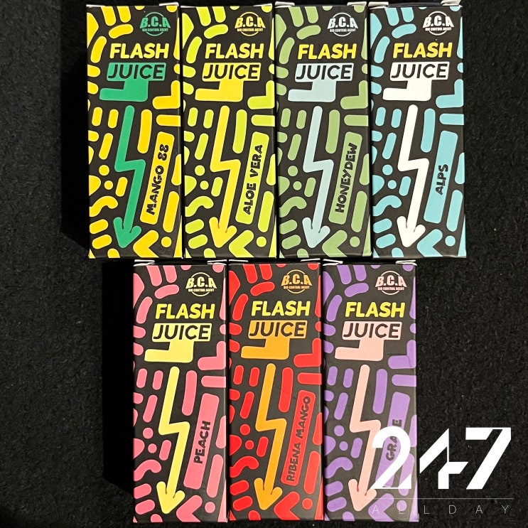 이것이 날향한 플래시라이트 플래시쥬스 7종모음 피치 망고 포도 알로에 멜론 멘솔 과일멘솔액상 과일액상 Flash
