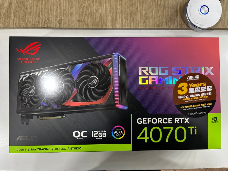 ASUS ROG STRIX 지포스 RTX 4070Ti O12G GAMING OC D6X 12GB : 네이버 블로그