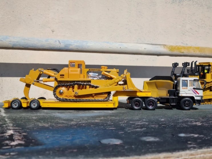 [1/50] 코마츠 D455A 불도저 중장비 모형 : 네이버 블로그