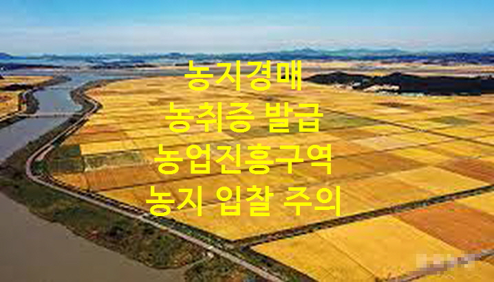 농지 취득 자격 증명서 네이버 블로그
