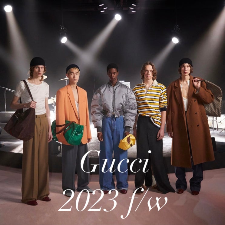 2023 FW Gucci 구찌 남성복 컬렉션,엑소 카이 : 네이버 블로그
