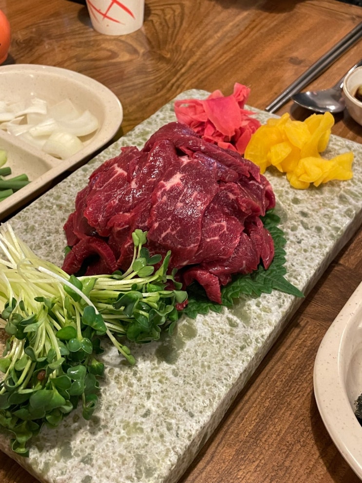 평택역 맛집 평택 육회 종착지 역전육회 네이버 블로그