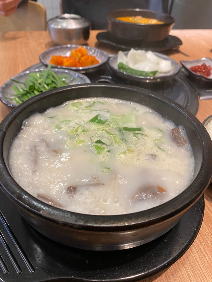 광교 든든하고 깔끔한 제주고기 순대국 맛집 정남옥 순대국 네이버 블로그
