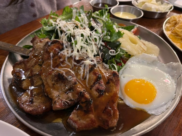 분당 서현역맛집 서가앤쿡 분당서현점 가성비 좋은 파스타 목살한상 스테이크 레스토랑 네이버 블로그
