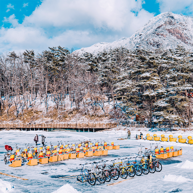 경기도 겨울 가볼만한곳 포천 산정호수 썰매축제 한탄강 하늘다리 네이버 블로그