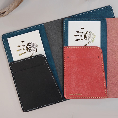 가죽공예 오뜨 가죽공방 원데이클래스 여권passport 가죽 케이스 만들기 커플 체험 ♡♡ 네이버 블로그