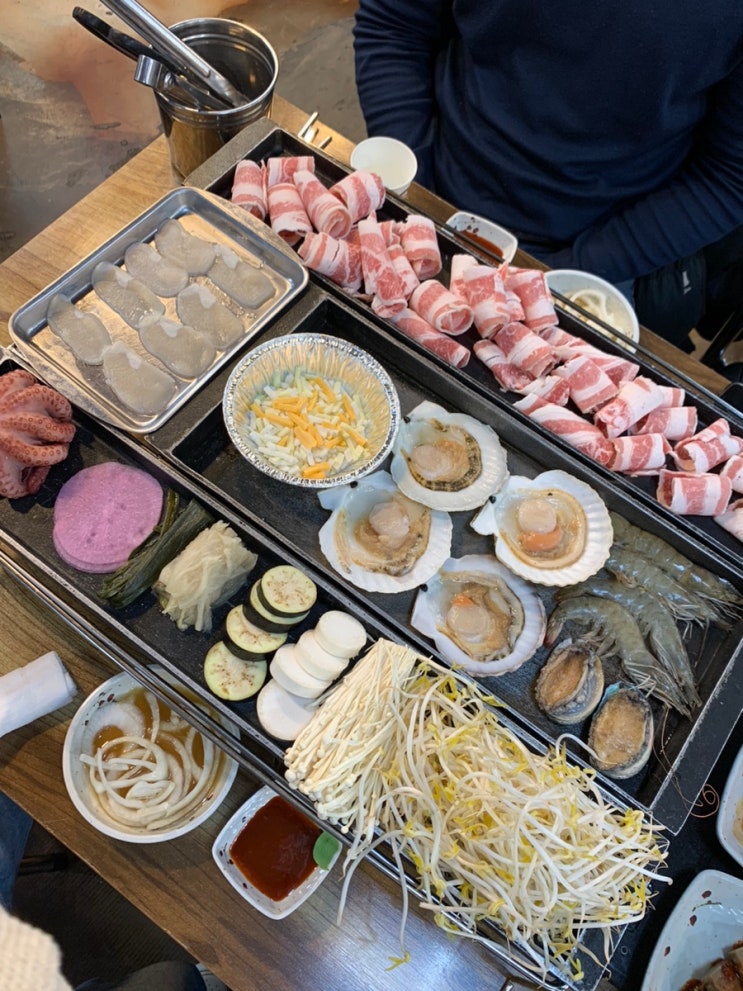 소잡는해녀의 키조개 삼합구이 역대급 산본 맛집ㅜ 술이 술술 들어가는 맛 네이버 블로그