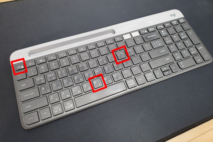 로지텍 K580 블루투스 연결 방법 및 초기화 방법 : 네이버 블로그