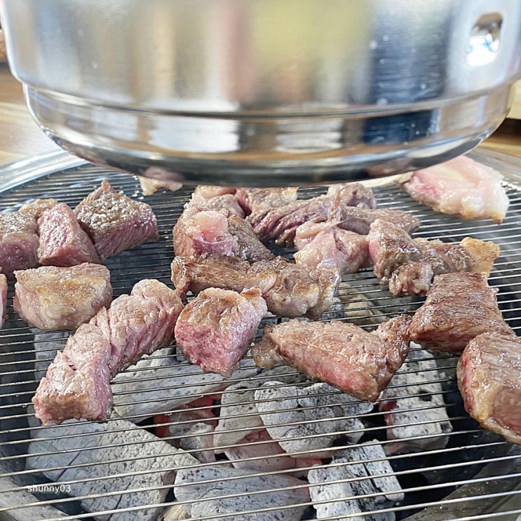 화성 고기집 황우돈 정육식당 한우 살치살 불고기 전골 메뉴 네이버 블로그