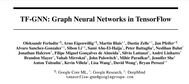 [매일 논문 초록 읽기 264일차 :: 인공지능 방법론] 텐서플로우 - 그래프 인공신경망 알고리즘 :: TF-GNN : 네이버 블로그