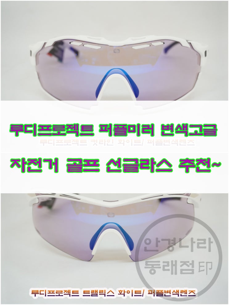 루디프로젝트 퍼플미러 변색고글 자전거 골프선글라스 추천 부산 네이버 블로그