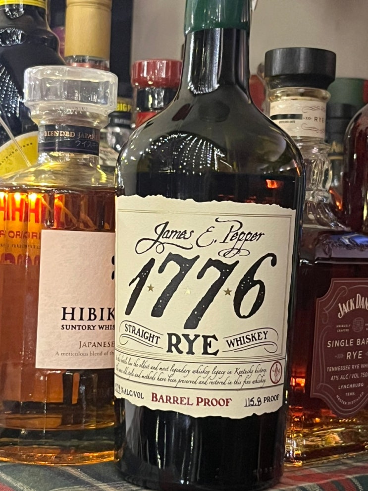제임스 E 페퍼 라이 배럴프루프 시음기 James E. Pepper rye b.pㅣ라이위스키 추천 및 가격 #8 : 네이버 블로그
