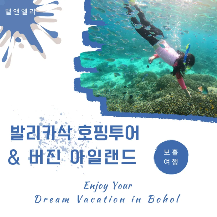 필리핀 여행 보홀 발리카삭 호핑투어와 버진 아일랜드 투어feat 포카리스웨이트 광고 촬영지 멋진 뷰 네이버 블로그