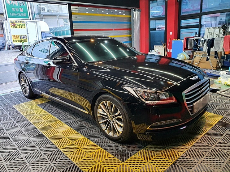 제네시스 DH G80 헤드라이트 복원 : 네이버 블로그