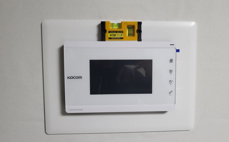 충주 호암동 현대호반아파트 코콤 7인치 비디오폰 KVP-70C 설치 : 네이버 블로그