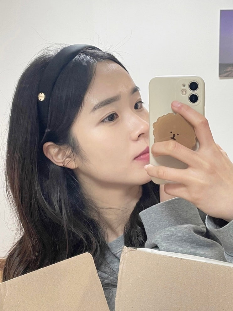 “드파운드 벨벳 머리띠” M 사이즈 내돈내산 착용 후기! : 네이버 블로그