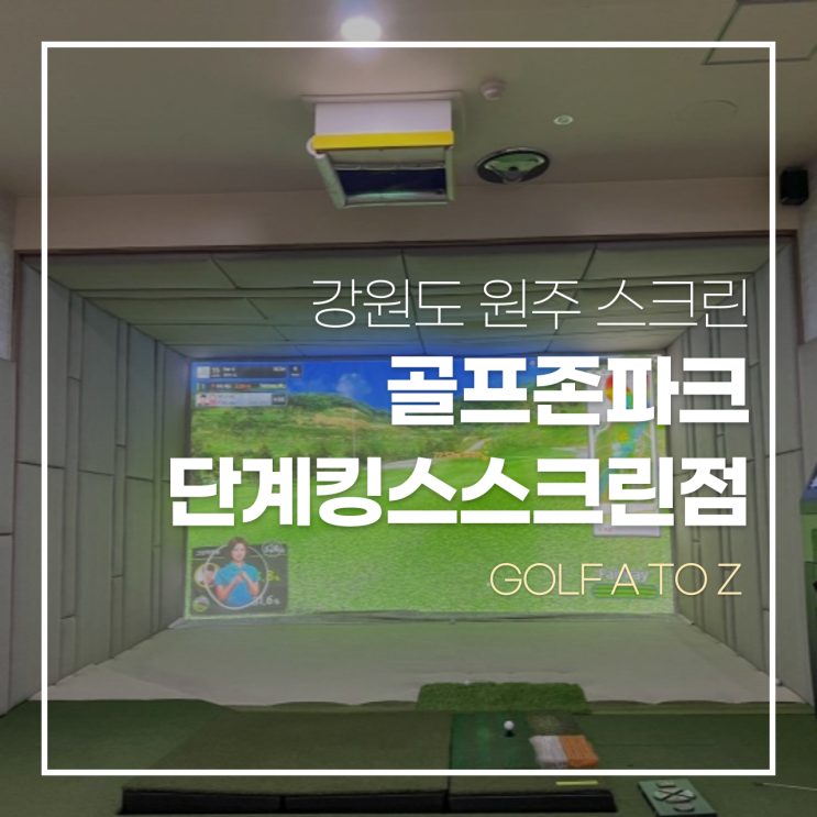 강원도 원주 골프존파크 단계킹스스크린점 Feat 모션플레이트 네이버 블로그