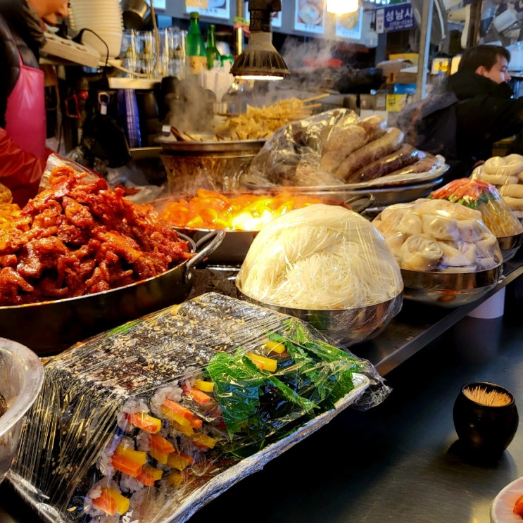 서울 종로 맛집 광장시장1남도집 분식 광장시장 떡볶이 포장마차 길거리음식 떡볶이맛집 네이버 블로그