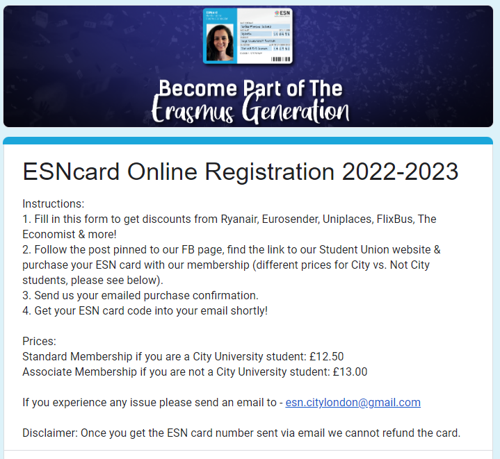 [영국 교환학생 준비 : #1] ESN카드 만들기(온라인) : 네이버 블로그