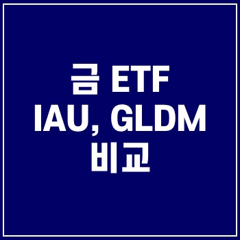 IAU, GLDM ETF 금 투자 비교 : 네이버 블로그