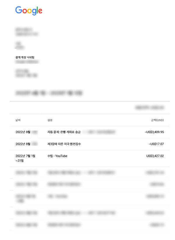 세무대리인 업무 유튜버 수입구조 유튜버 부가세 신고 방법 네이버 블로그