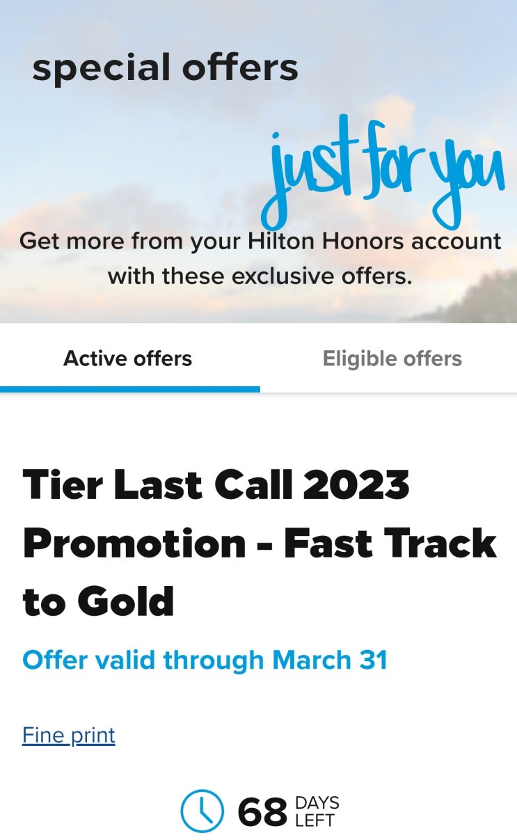 [Hilton Honors] Tier Last Call 2023 Promotion - Fast Track to Gold ...
