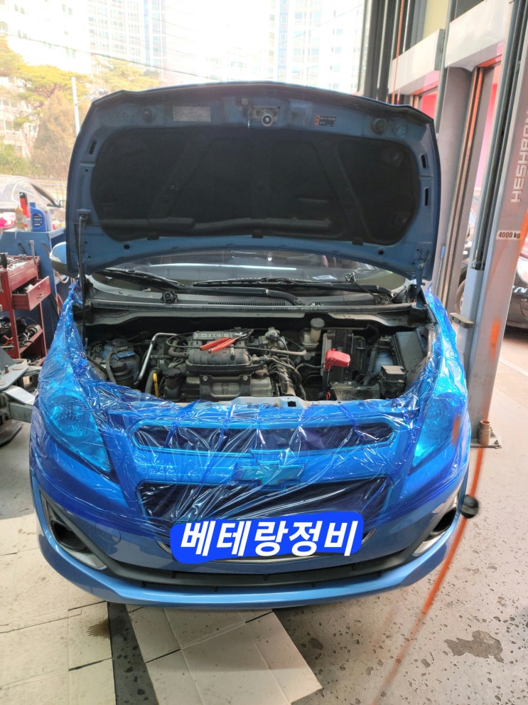 쉐보레스파크p0597엔진냉각수서모스텟히터제어회로엔진경고등냉각수누유벨트소음워터펌프누유썸머스타트교환워터펌프교환냉각수호수