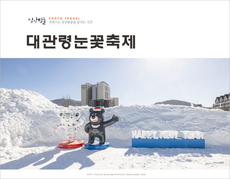 강원도 평창 가볼만한곳 대관령 눈꽃축제 평창 여행 코스 강원도 겨울여행 추천 네이버 블로그