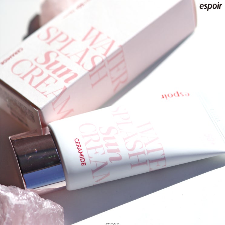 New 에스쁘아 워터 스플래쉬 선크림 세라마이드 비건 인증 세라마이드 함유💖 리뉴얼 화잘먹선크림 네이버 블로그
