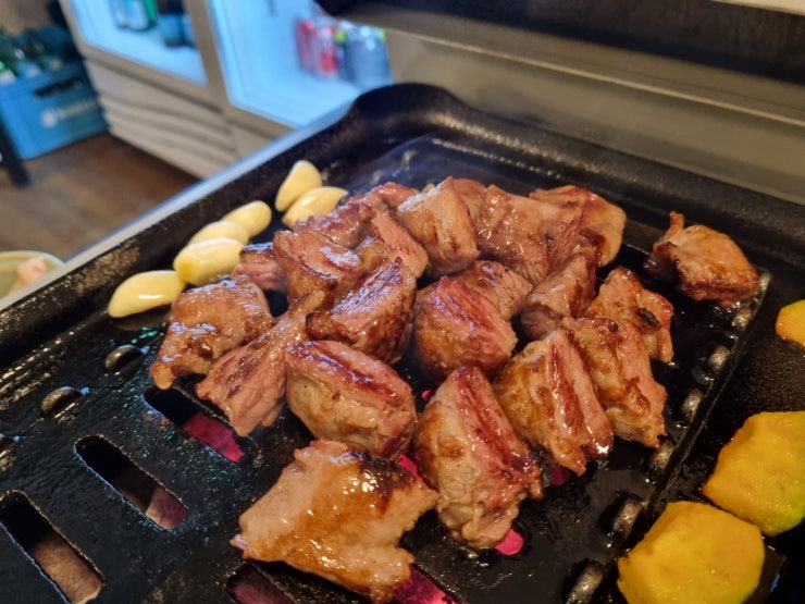 전주 고기 맛집 직접 구워주는 부드러운 갈매기살 해율담 네이버 블로그