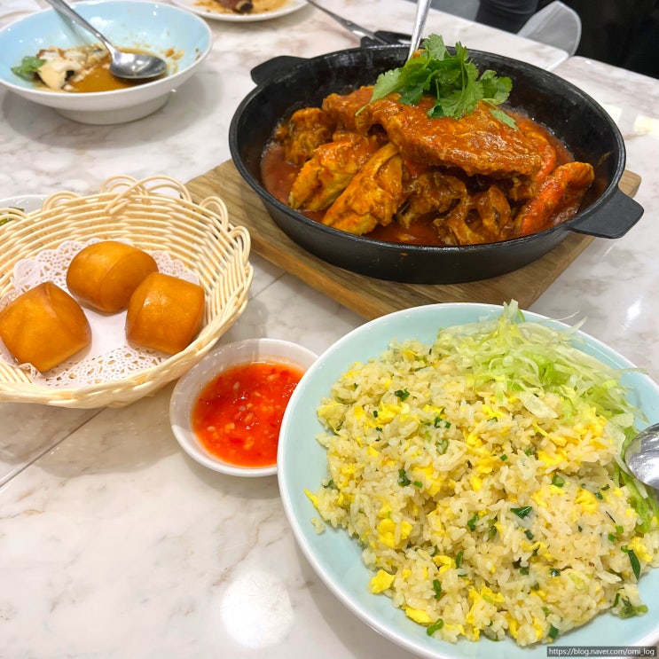 여의도 Ifc 맛집 점보씨푸드 이색적인 싱가포르 음식 칠리크랩 모카폭립 시리얼새우 메로찜 계란볶음밥 네이버 블로그