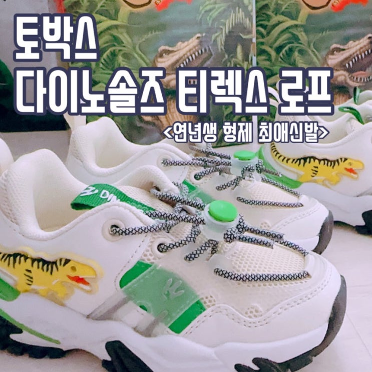 토박스 다이노솔즈 티렉스 로프 연년생 형제 커플화 ♥ : 네이버 블로그