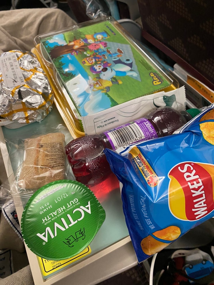 대한항공 런던-인천 어린이 기내식(키즈밀) KE908 : 네이버 블로그