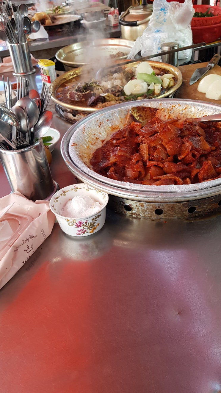 부산 서구 충무동 경북집 자갈치 선지국골목 선지국수 선지국밥 돼지껍데기 등 네이버 블로그