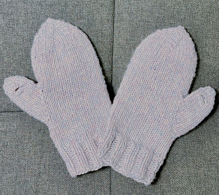 #38 캔디장갑 Red heart mittens for all by yarnspiration (23.1.14~1.15 ...