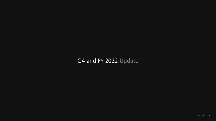 [기업분석] TESLA : 4Q22 실적 발표 내용 정리 : 네이버 블로그