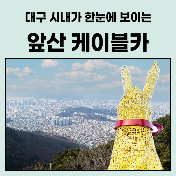 대구 앞산 케이블카 전망대 토끼 만나러 가는 방법 네이버 블로그