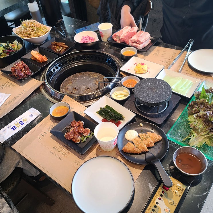 주문진 고기 맛집 강릉 돈우마을 가족외식 모임장소 굿 네이버 블로그