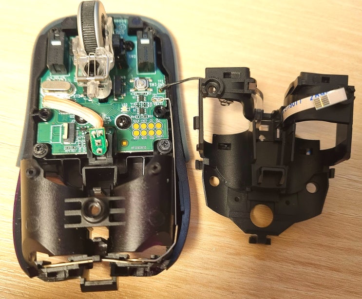 Logitech Couch Mouse M515 (무선마우스) 왼쪽 버튼 스위치 교체 수리하여 수명 연장하기 : 네이버 블로그