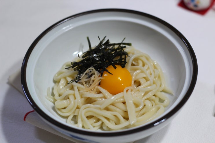 간장 비빔 우동 . 자가제면 : 네이버 블로그