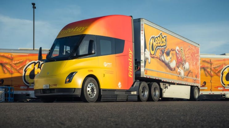 [기업분석] 1-14-1. TESLA : 세미 트럭(Tesla Semi) - Frito Lay 사용 후기 및 Semi 사진 공개 ...