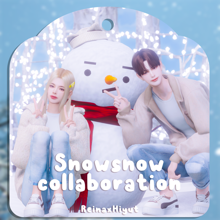 [심즈4 포즈] REINA X HIYUT Snowsnow Collab : 네이버 블로그