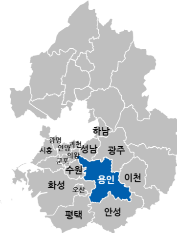 용인시 위치, 생활권, 인구수, 용인플랫폼시티 : 네이버 블로그