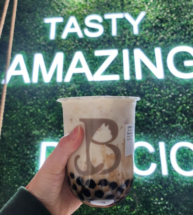 토론토 카페 another land coffee, baroness bubble tea (brown sugar) :: 버블티 맛집 ...