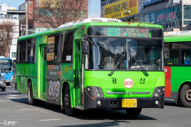 경산버스 809번 [BS106 ROYAL CITY F/L NGV 11년식 7318호] : 네이버 블로그