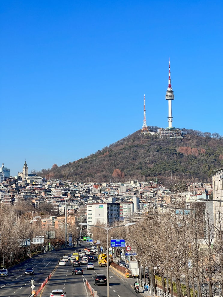 서울 데이트 녹사평역 육교 남산타워 뷰포인트 And 이태원 해방촌 골목길 전망 야경 명소 네이버 블로그